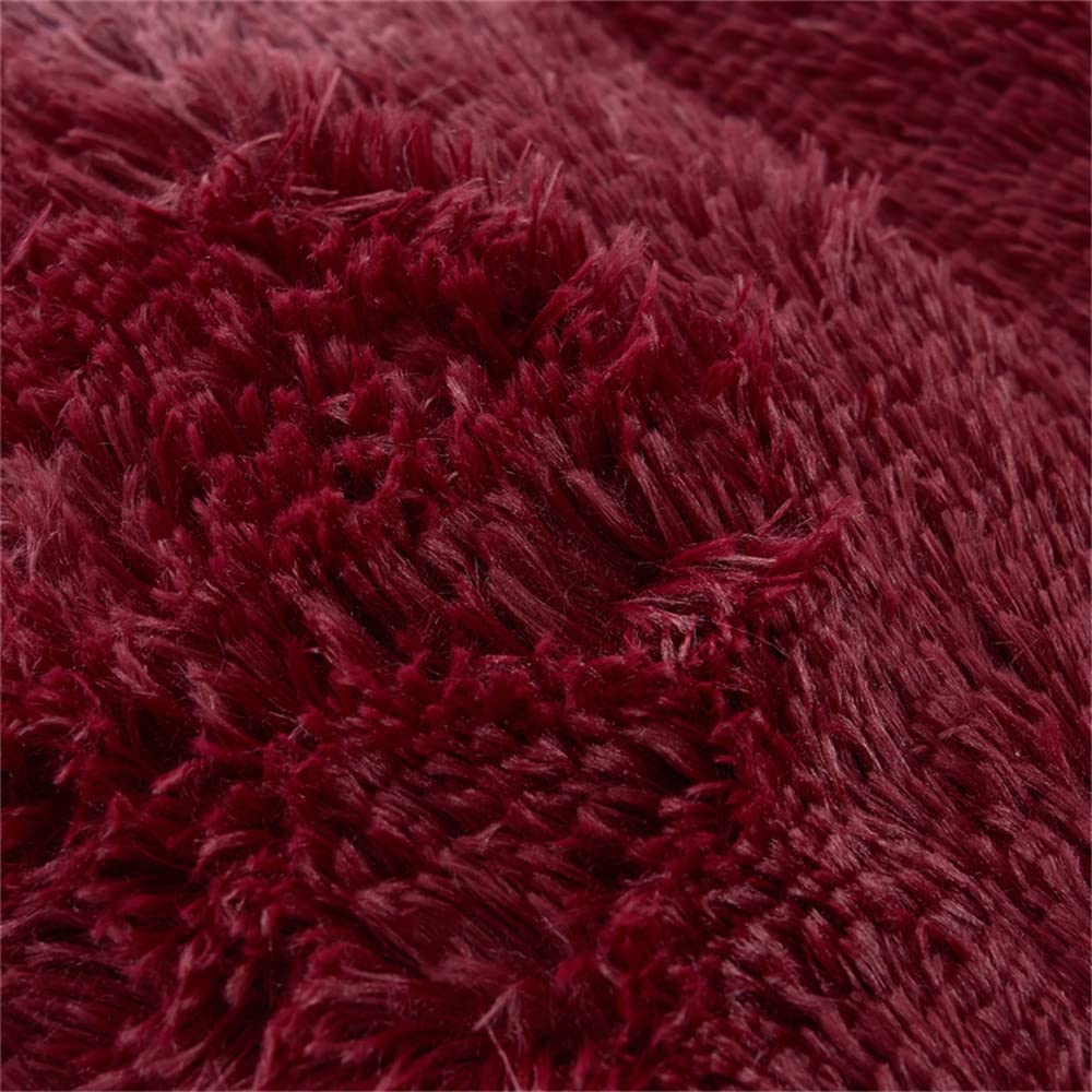 Shaggy Soft Faux Fur Quilt / Razai ( Maroon ) King Size – Ali Bedding Store